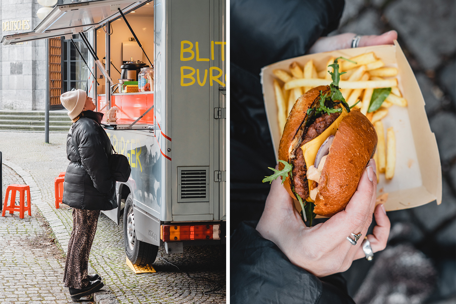 Blitz-Burger vor dem Deutschen Museum mampfen | Mit Vergnügen München